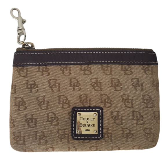 Dooney & Bourke | Bags | Dooney Bourke Repeating Monogram Change Wallet ...